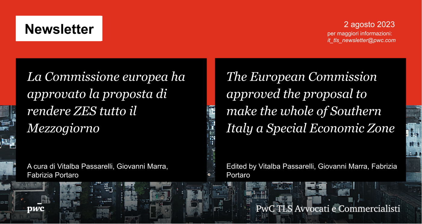 Southern-Italy SEZ: European Commission approved the proposal